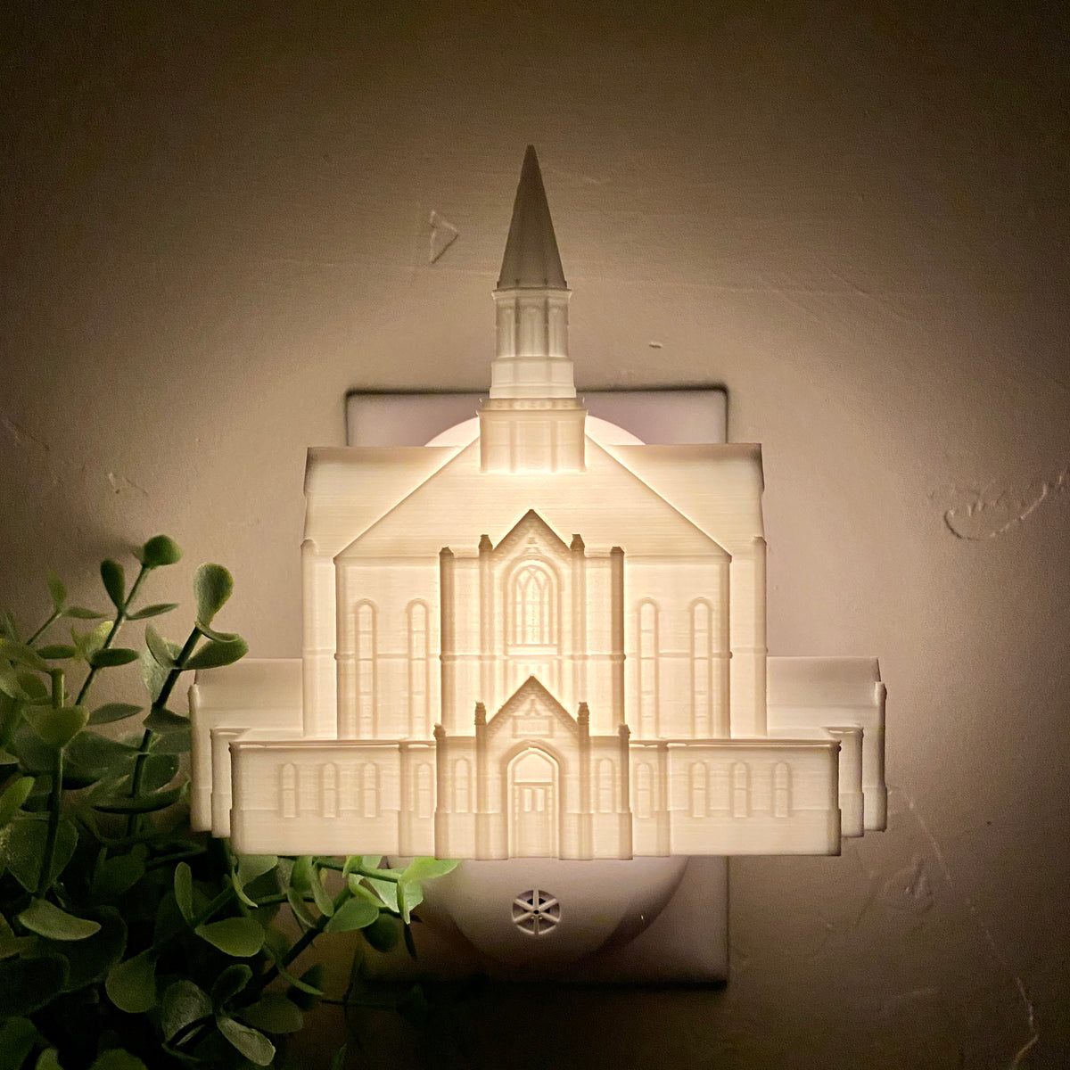Taylorsville Utah Temple Wall Night Light – Simply Celestial Designs
